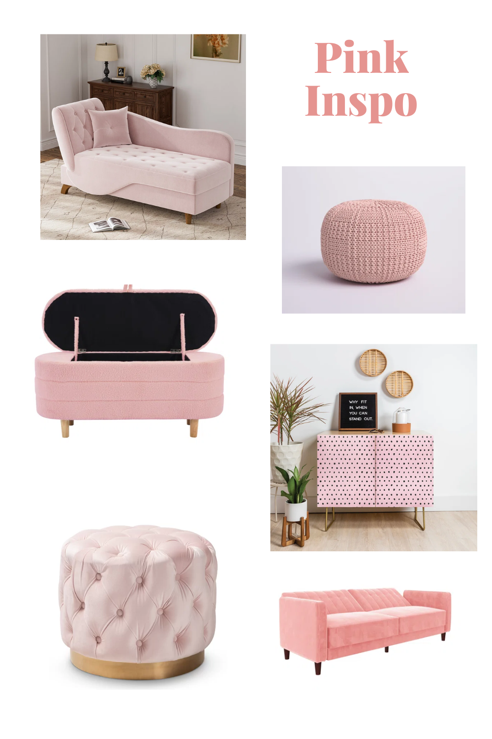 Pink Furniture Inspo